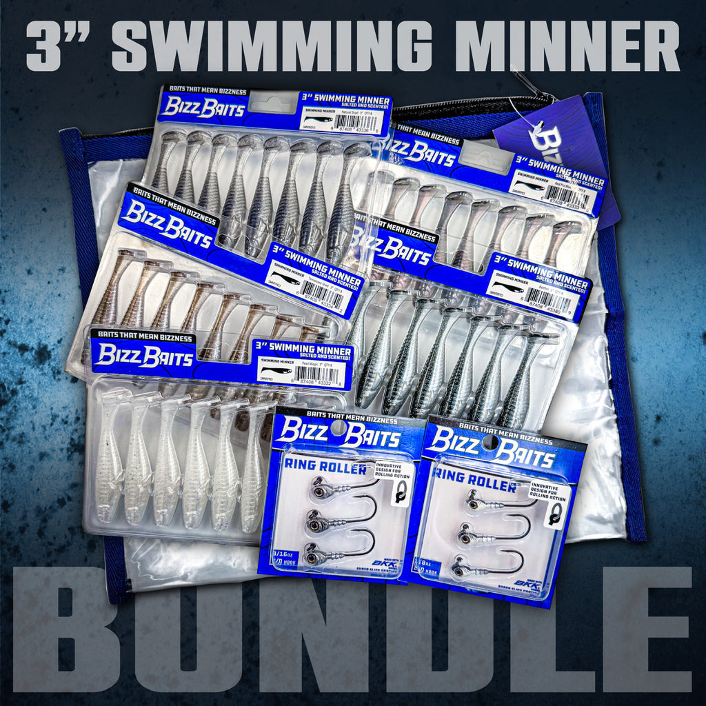 Bizz Baits | 3" Swimming Minner Bundle | Bizz Baits
